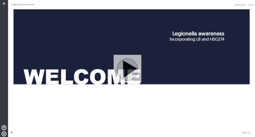 Legionella Awareness Online Training Course | Commodious