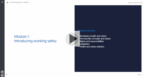 IOSH Working Safely Online Training Course | Commodious