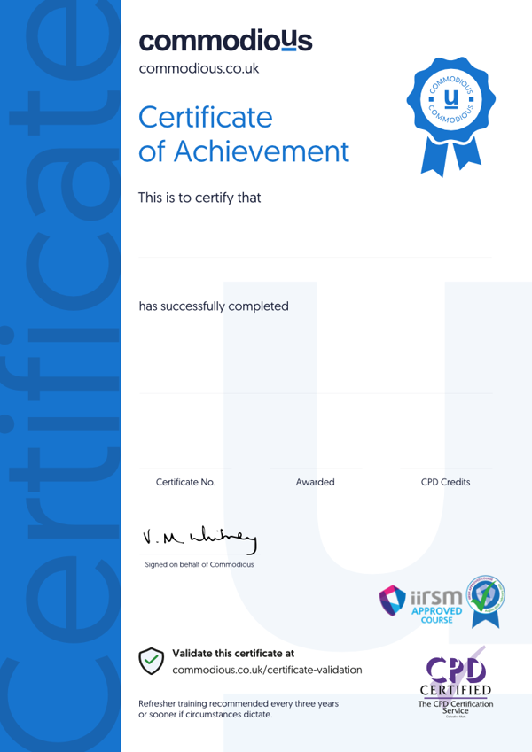 Ladder Safety Course | Ladder Safety Training | Commodious